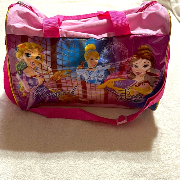 Disney | Accessories | Disney Princess Pink Duffle Bag | Poshmark